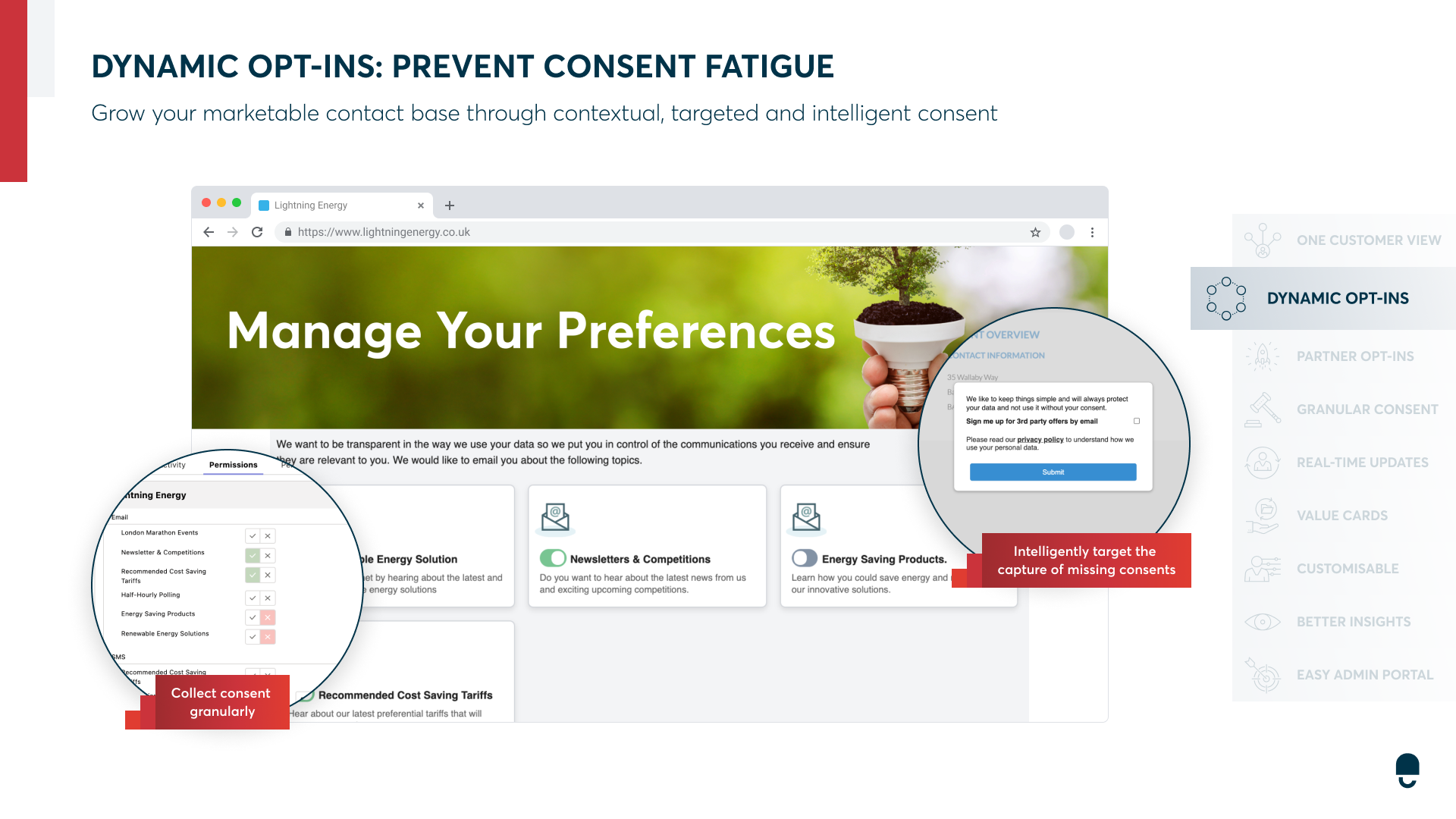 dynamic marketing consent preferences