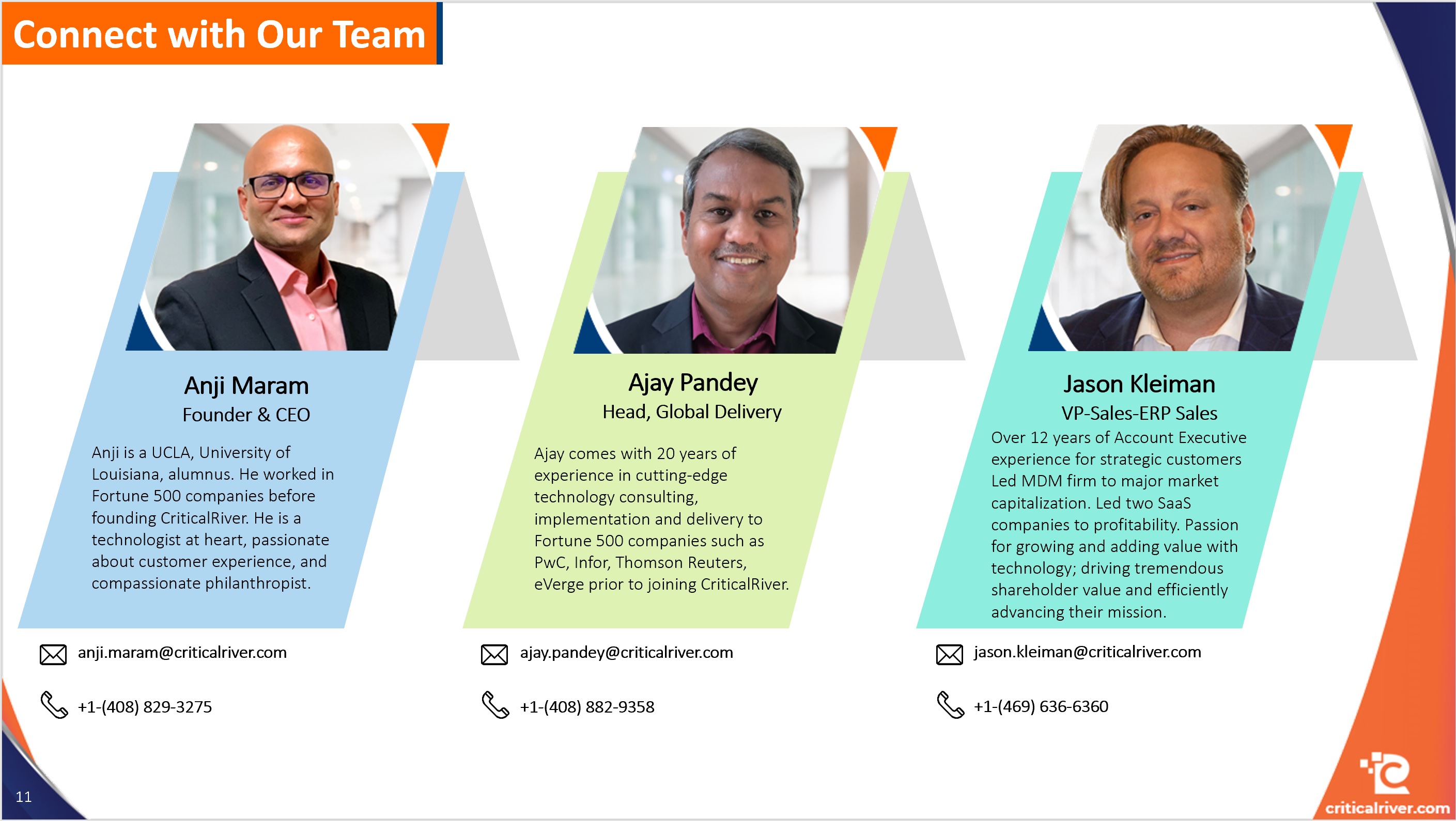 connect with critical river team