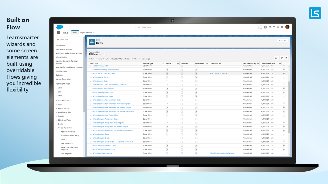 learnsmarter is built on flow more than 90 % of wizards can be changed ...