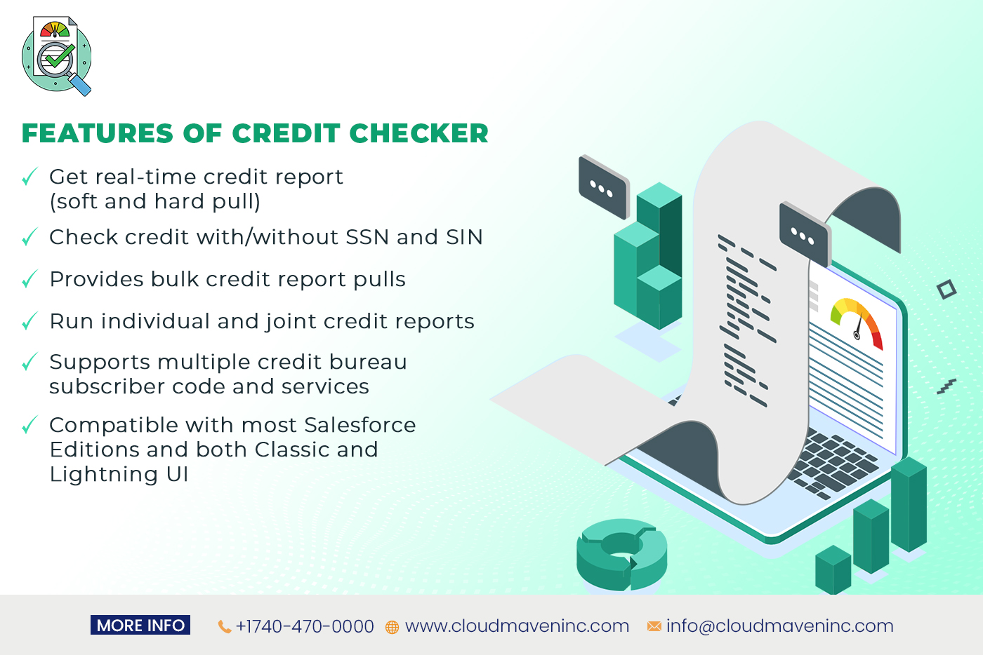 features of credit checker