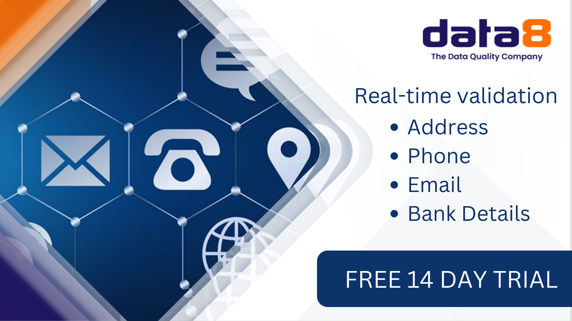 Data8 Data Quality - Address, Email, Bank and Phone Verification with TPS/CTPS