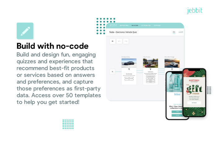 never touch a line of code with jebbit s intuitive click not code ...