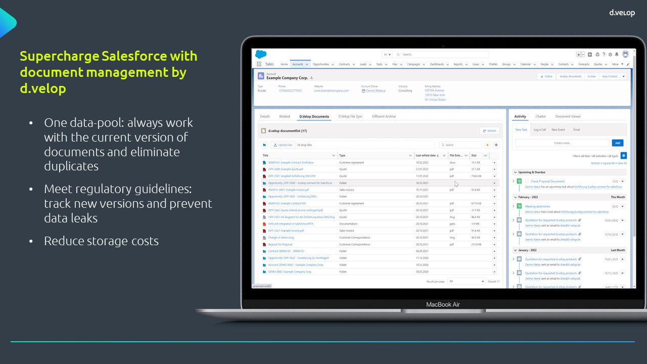 view all relevant documents at salesforce objects