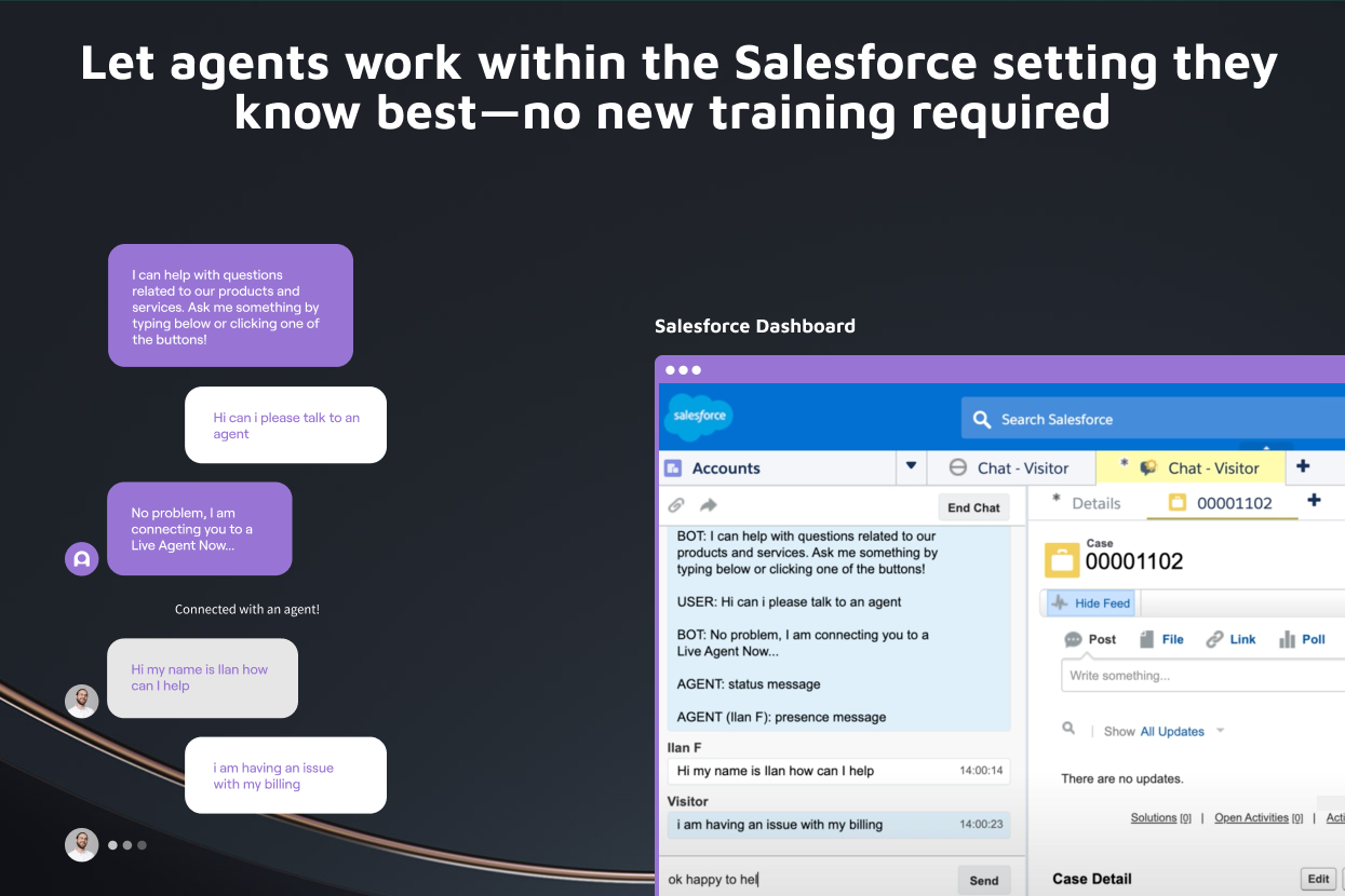 let agents work within the salesforce setting they know best no new ...