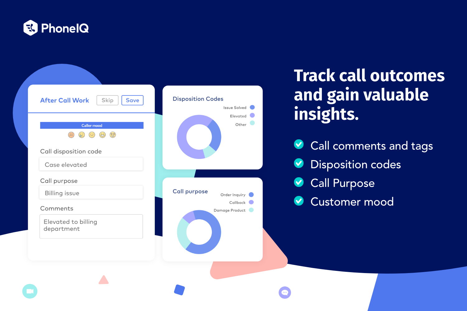 gather valuable call information and insights with after call work