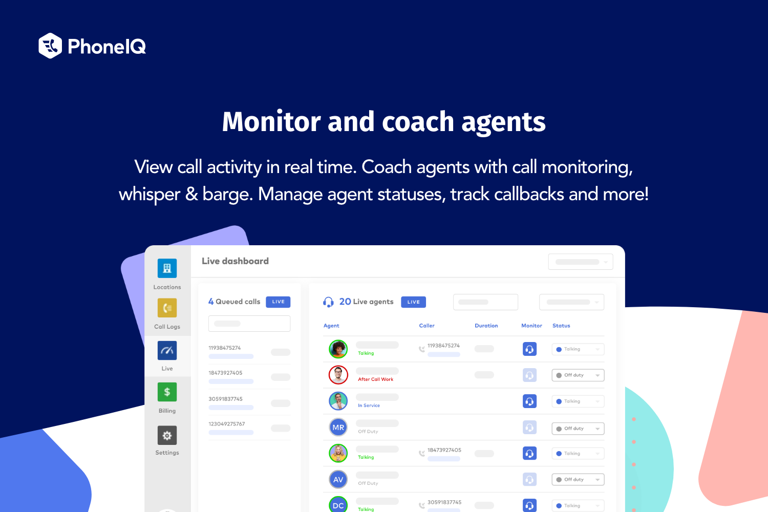 gain instant visibility into your contact center with real time analytics