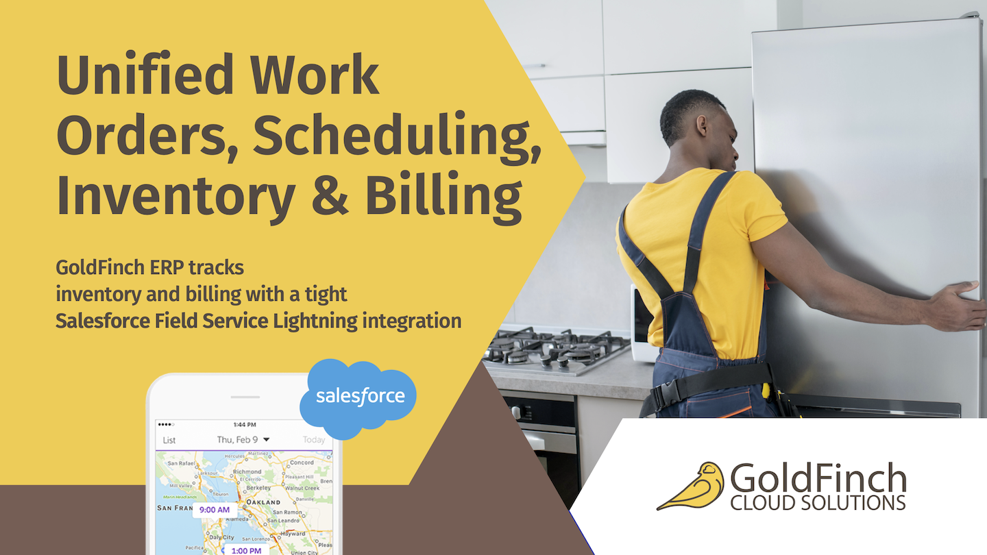 goldfinch erp process discrete manufacturing with e commerce