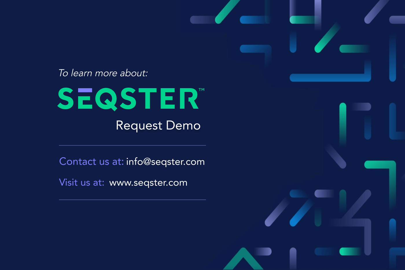 seqster contact us to request a demo