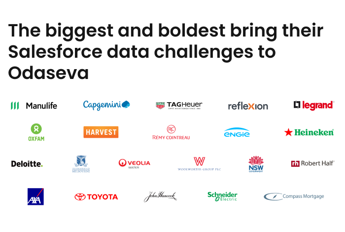 the biggest and boldest bring their salesforce data challenges to odaseva