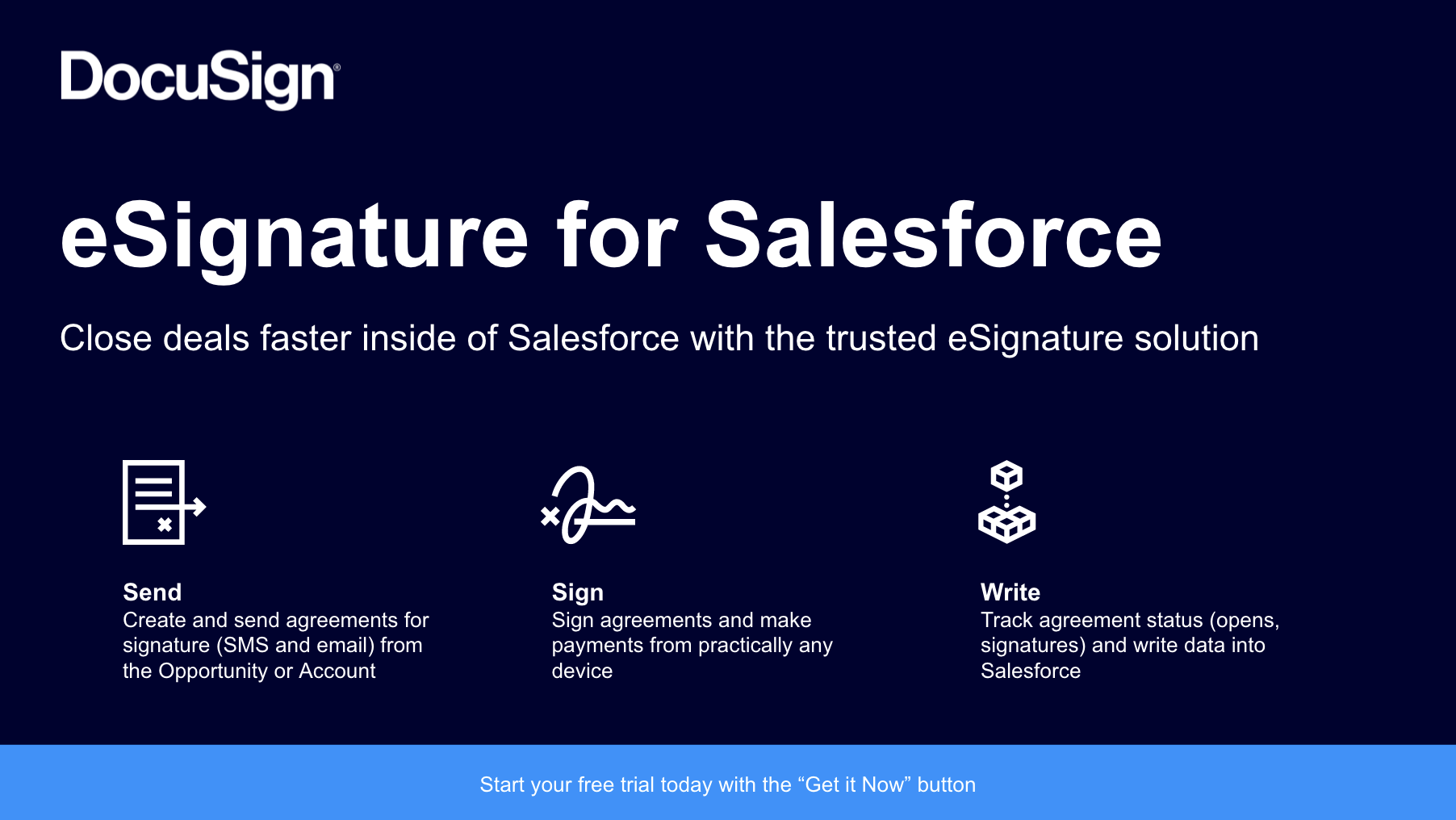 close deals faster in salesforce with the trusted esignature solution ...