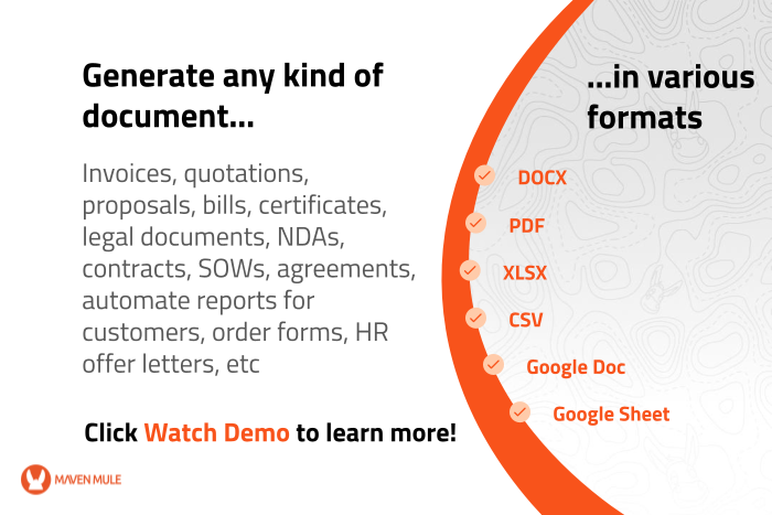 various formats automated document generation create documents easy