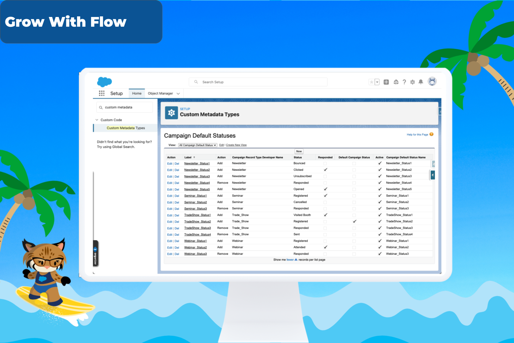 Framework for Default Campaign Member Statuses