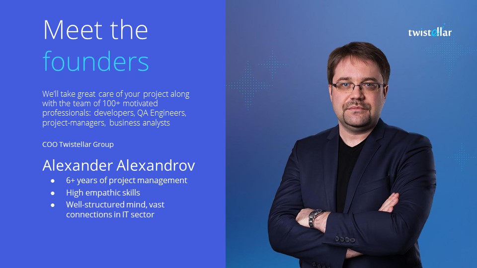 meet the founders alexander alexandrov people and processes manager