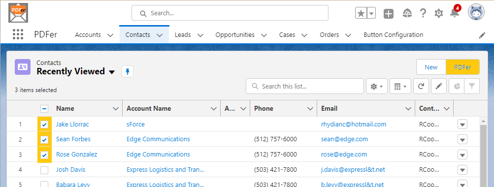 PDFer | Save & Email Customised PDFs & Files to your clients