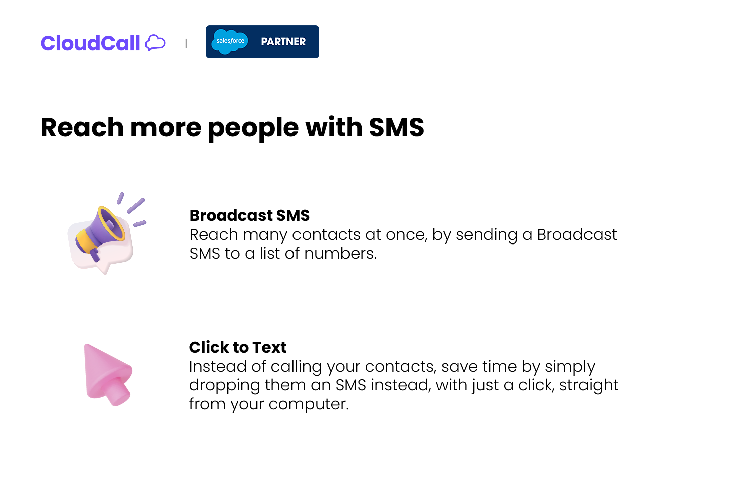 reach more people with sms
