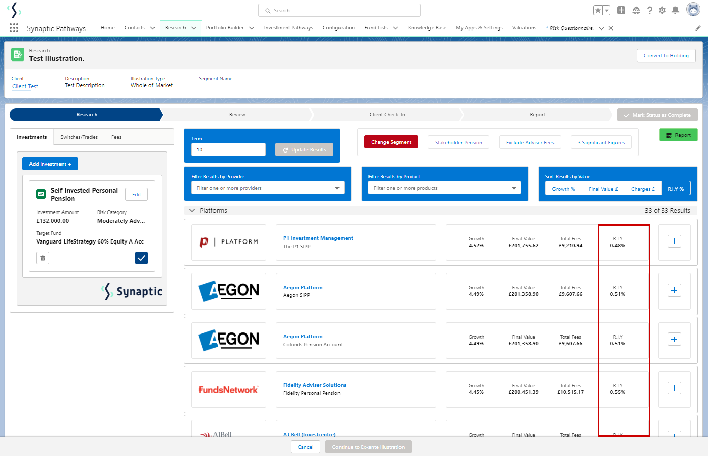 cost and charge comparison