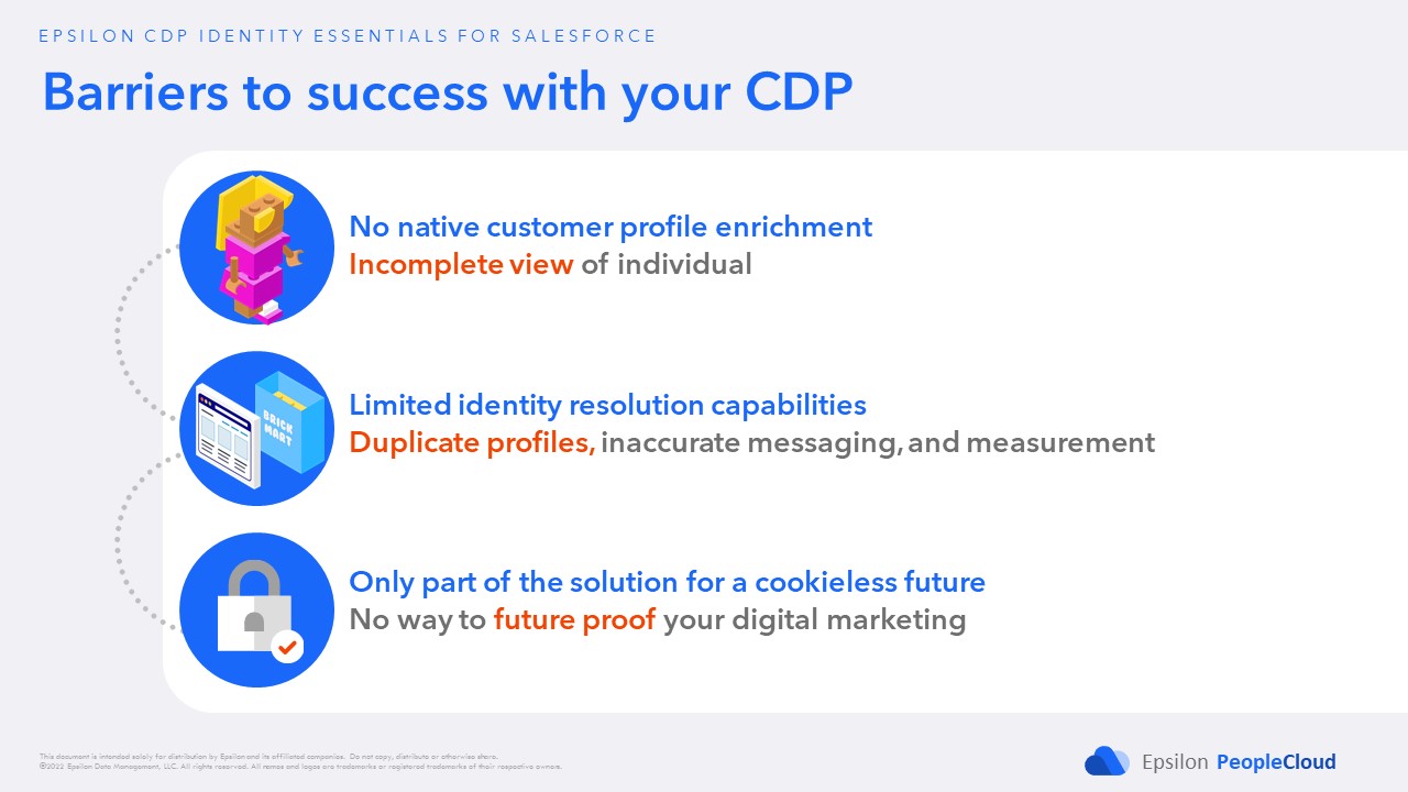 barriers to success with your cdp