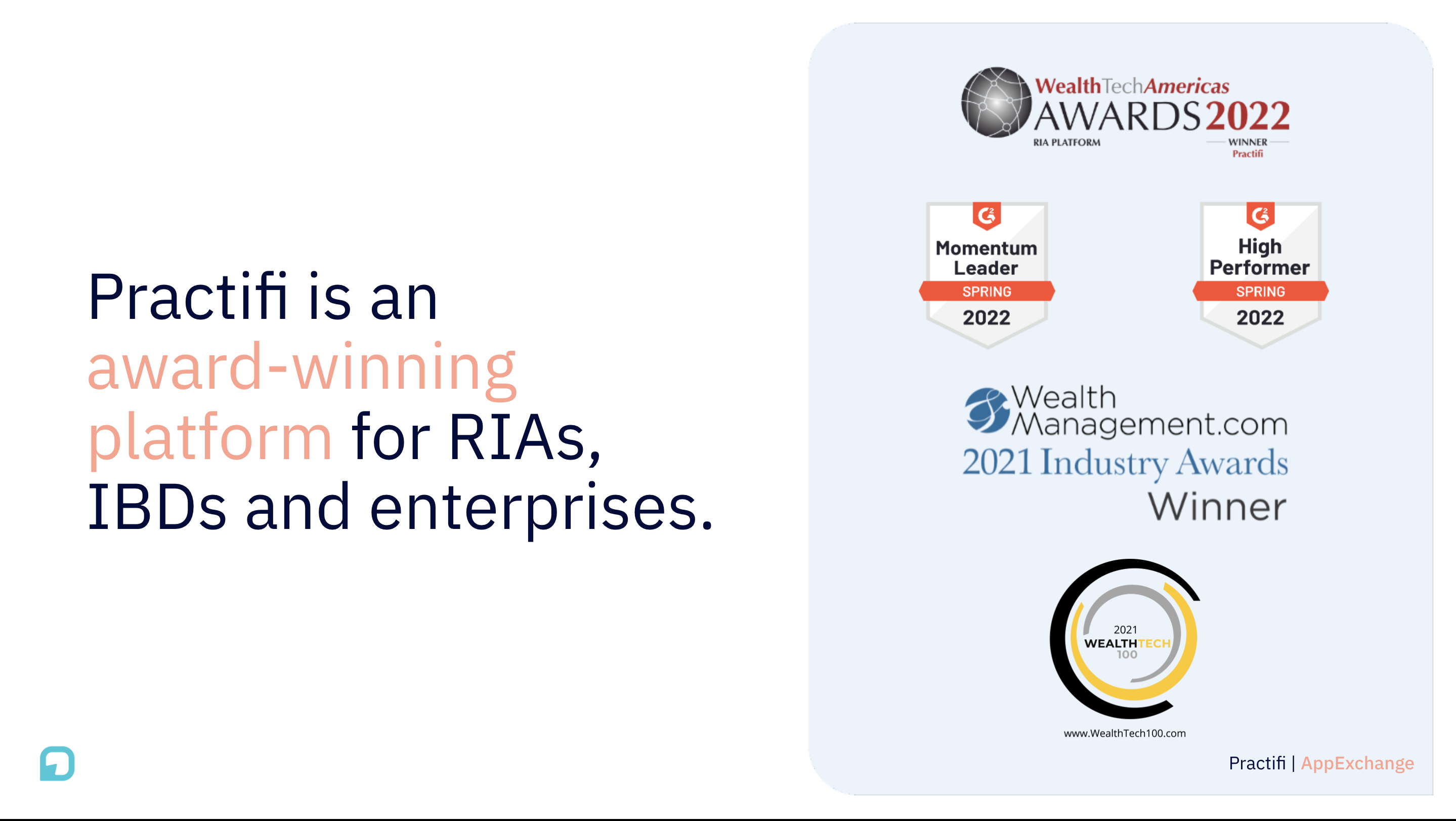 practifi the performance optimization platform for wealth management firms