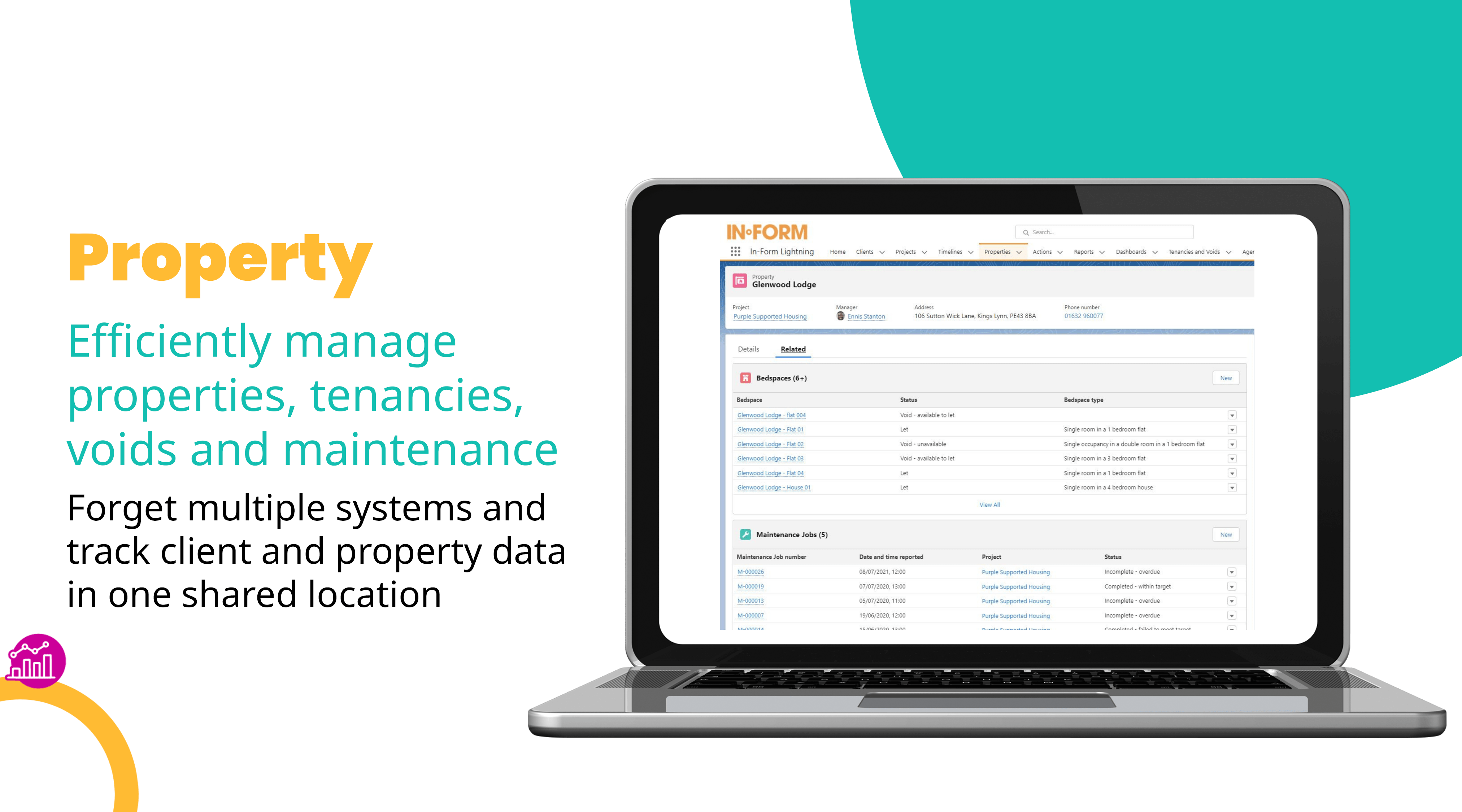 efficiently manage properties tenancies voids and maintenance