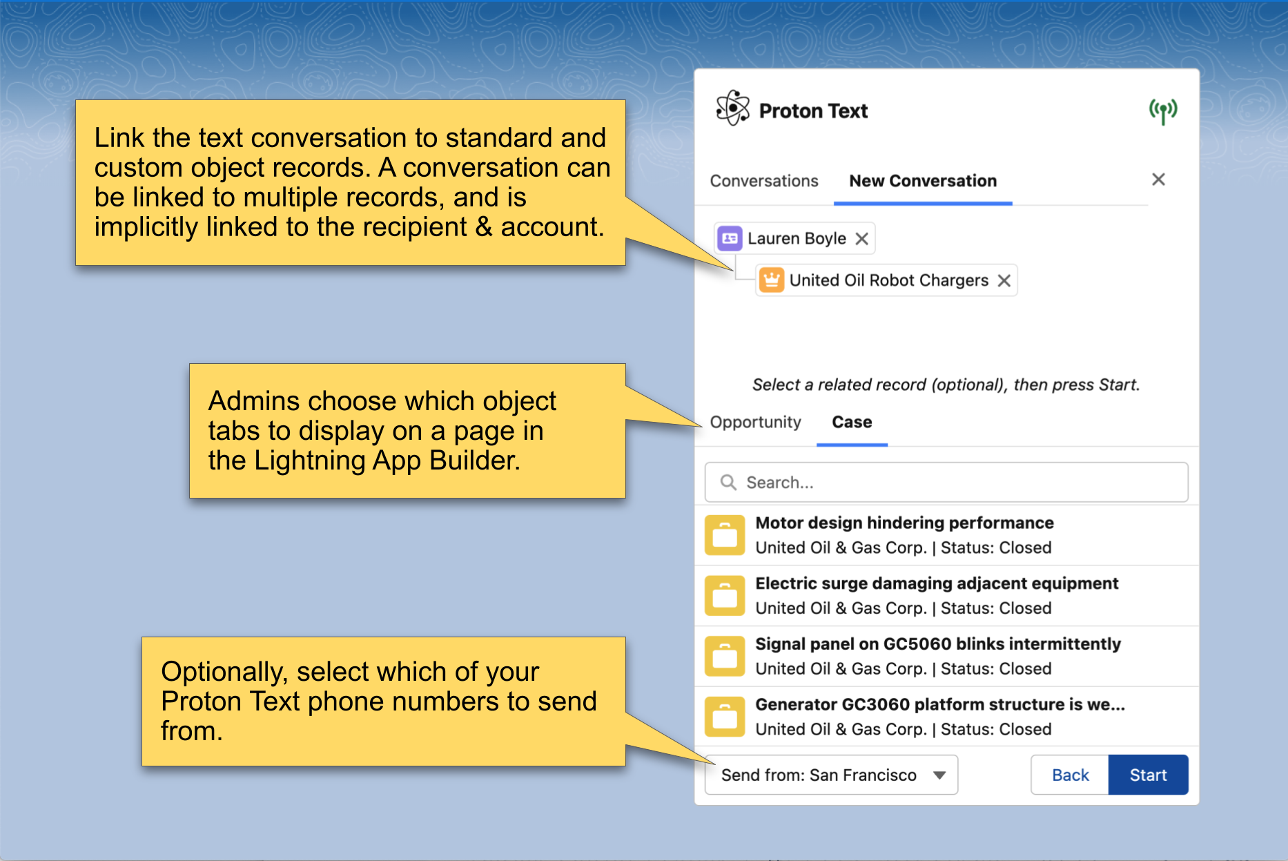 link to asset campaign case contract opportunity order product or any ...