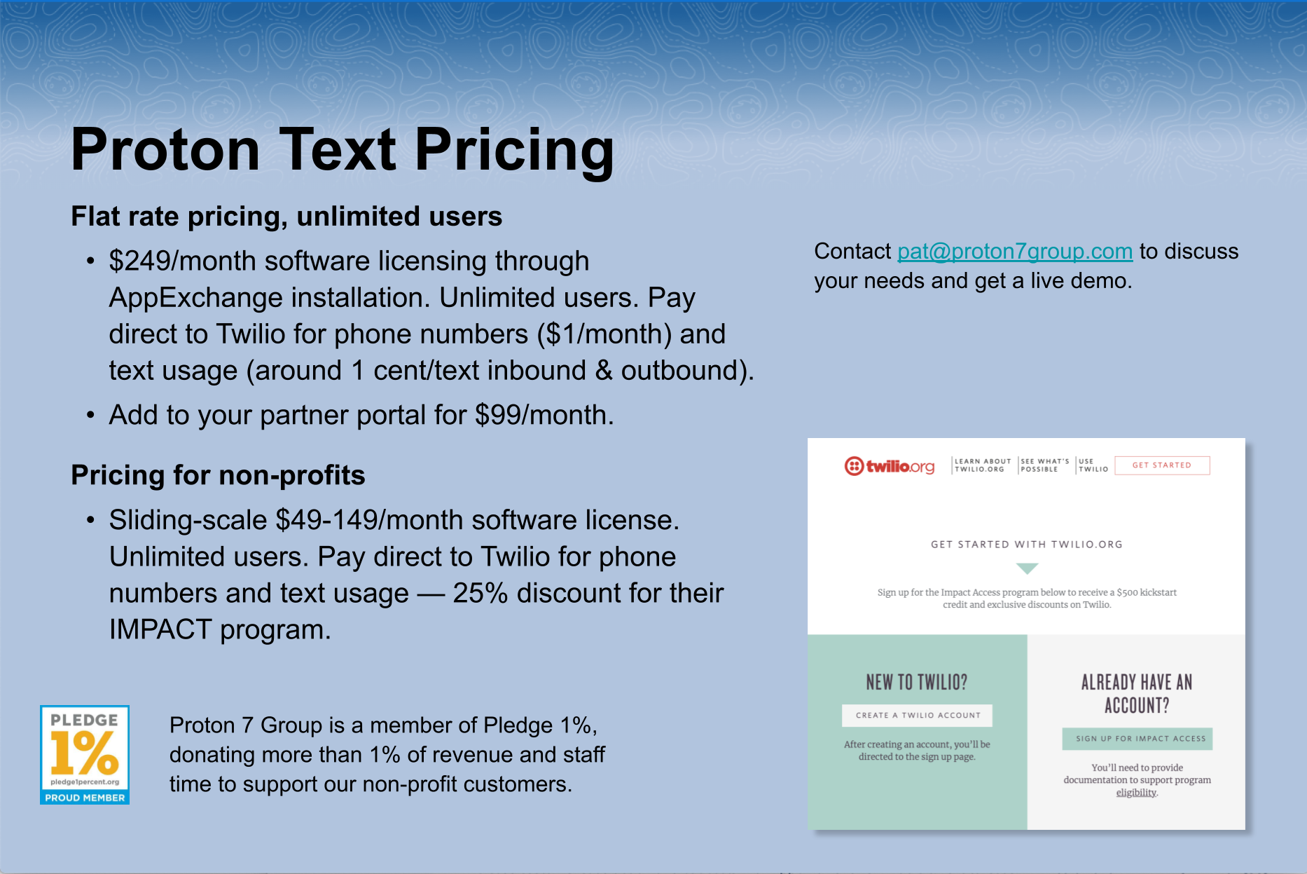 no risk pricing that is affordable for everyone