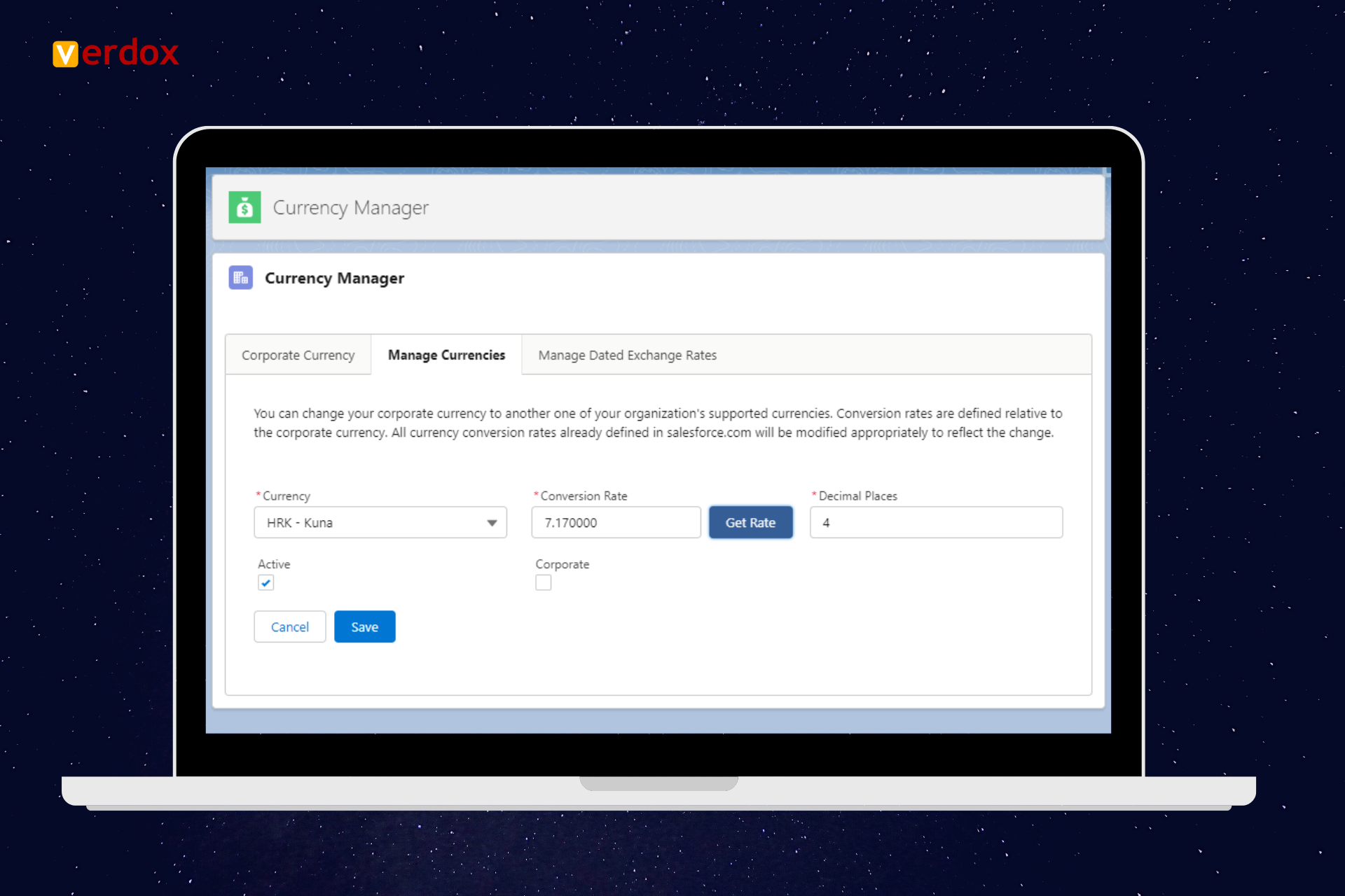 manage currencies activate new currencies or inactivate the ones you ...