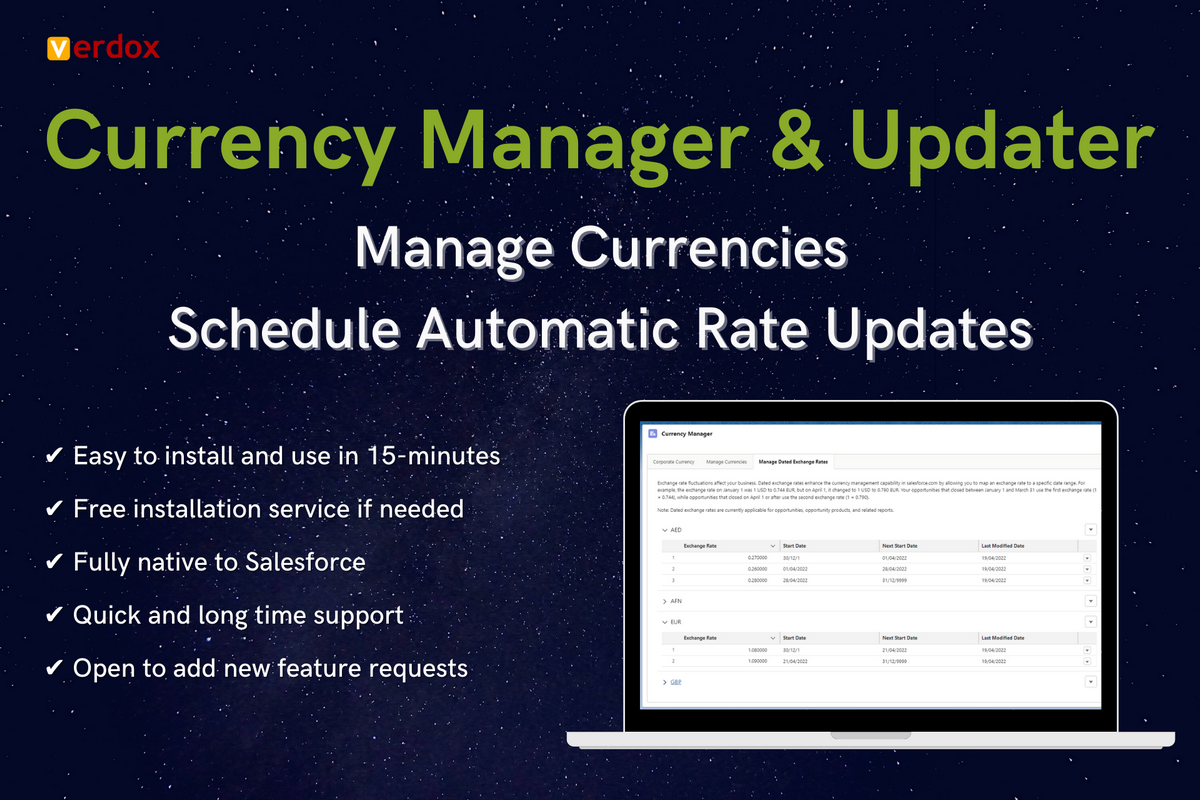 currency manager updater