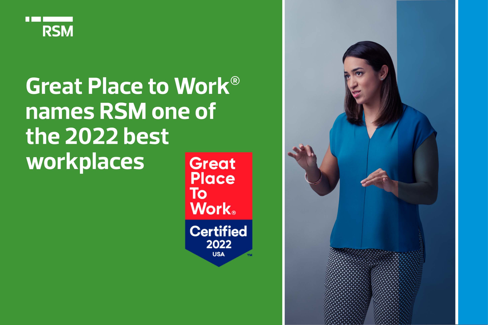 rsm has been recognized as an outstanding employer