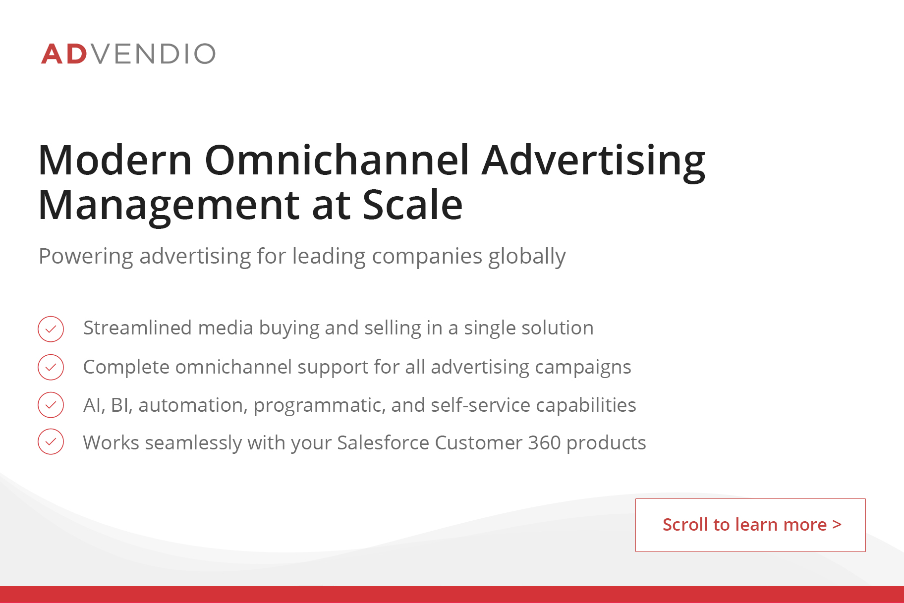 advendio modern omnichannel advertising management at scale