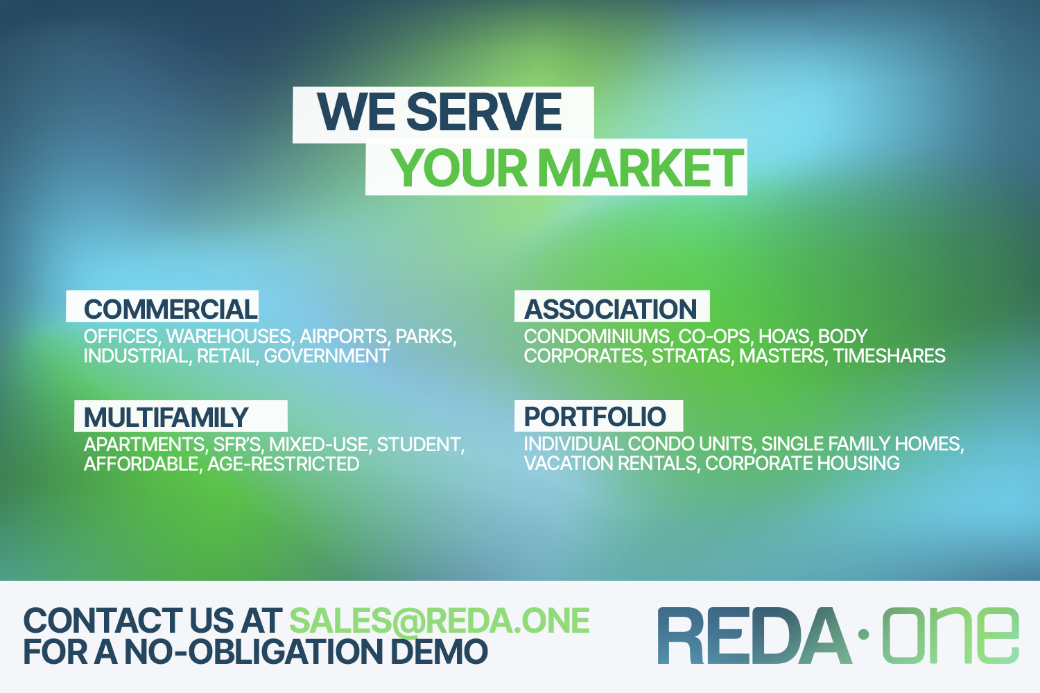 manage your entire portfolio under one roof