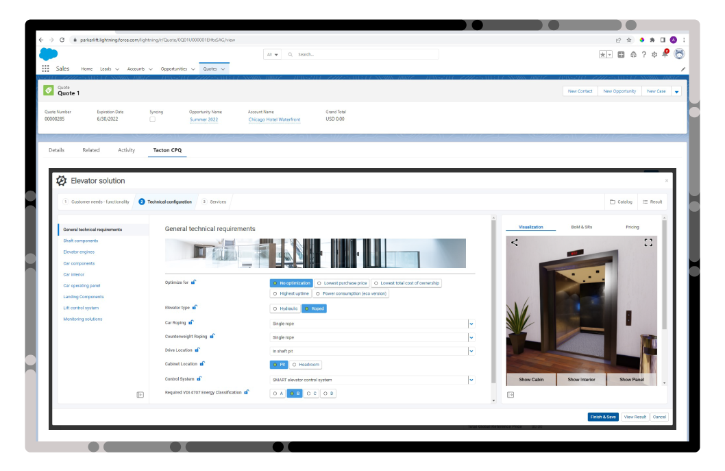 guide non tech sellers through advanced product configurations directly ...