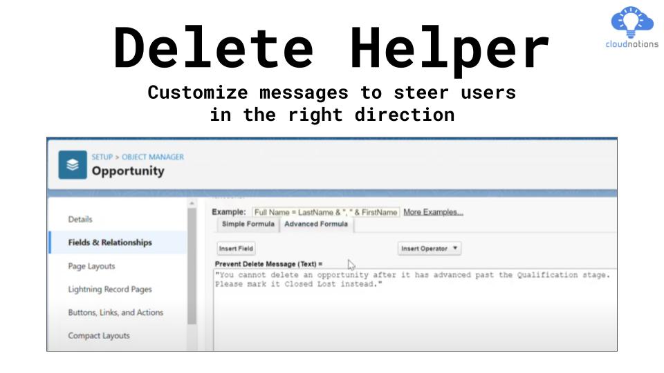 delete helper demo