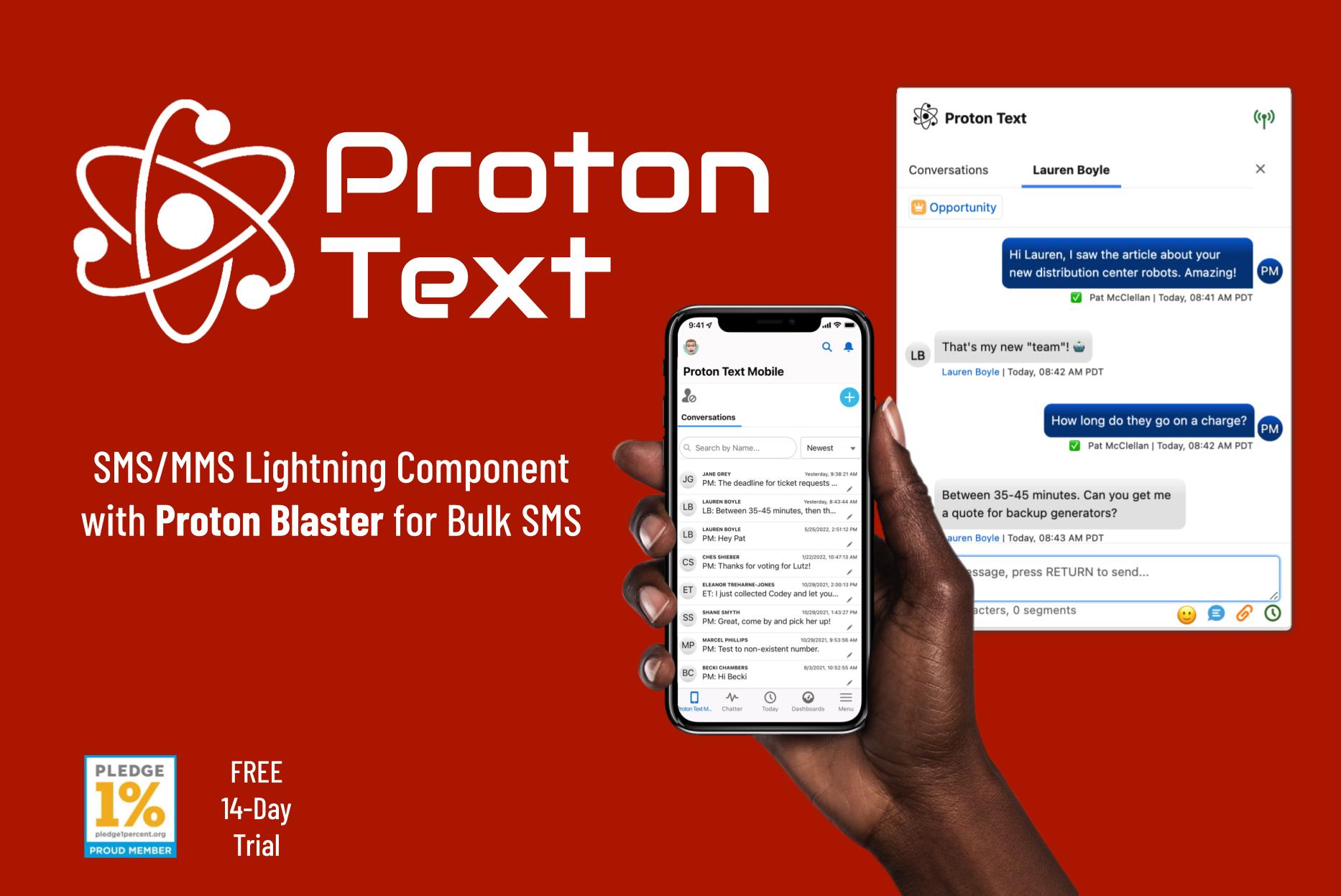 an affordable sms mms solution with seamless salesforce integration