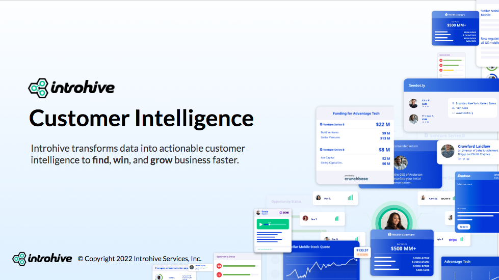 find win and grow your business with introhive become a customer ...