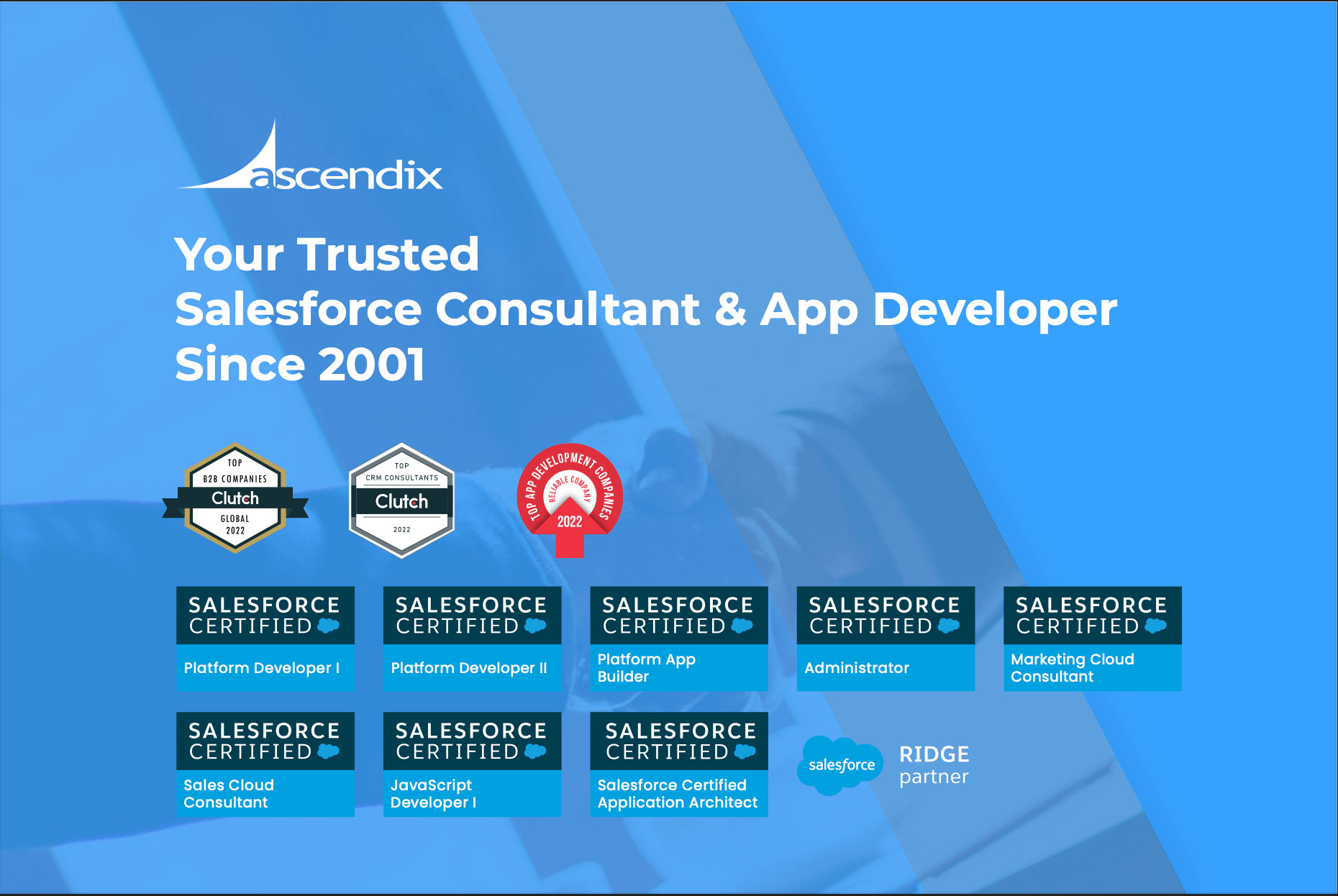 ascendix technologies is a salesforce consultant and app developer since 2001