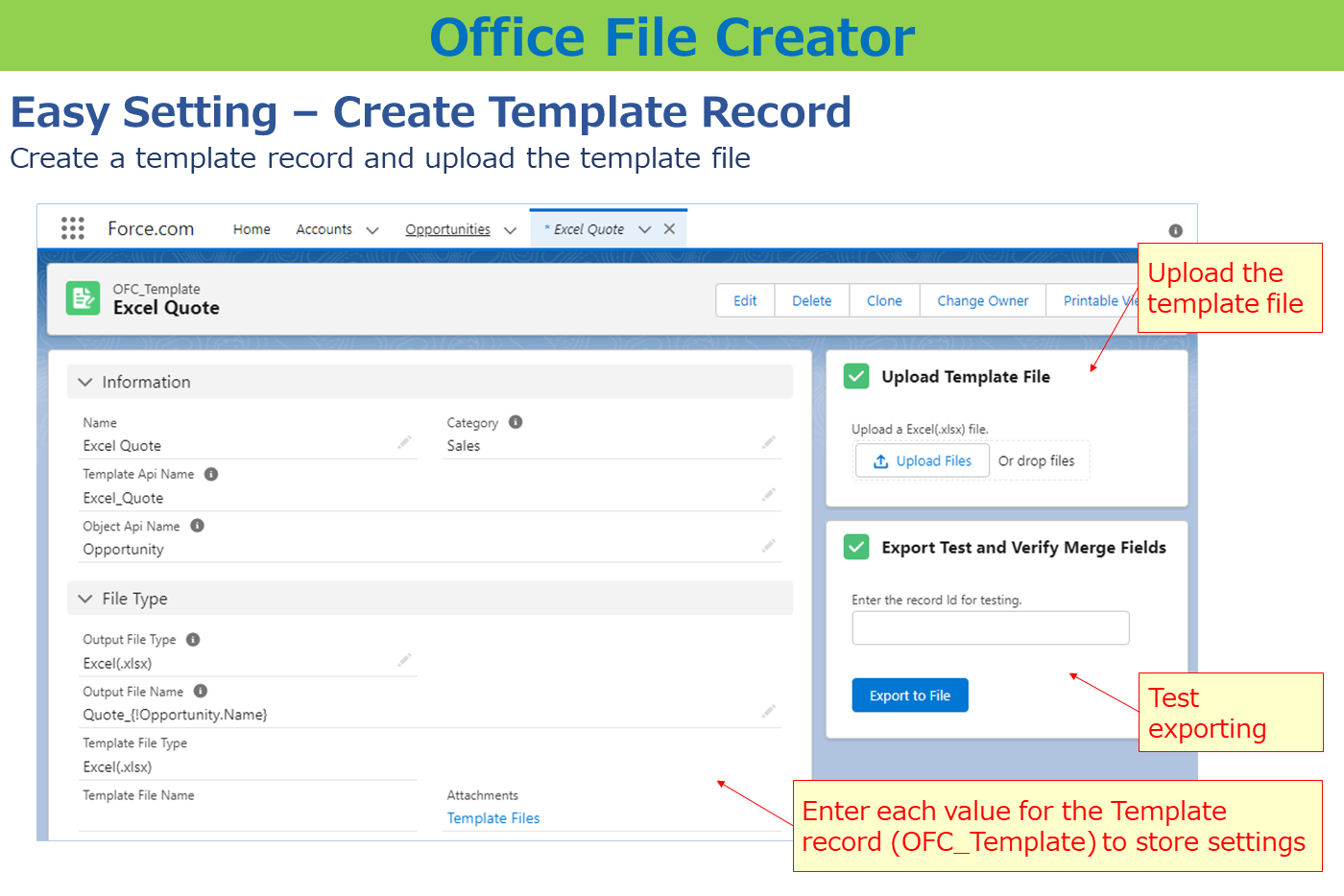 office file creator salesforce document generation