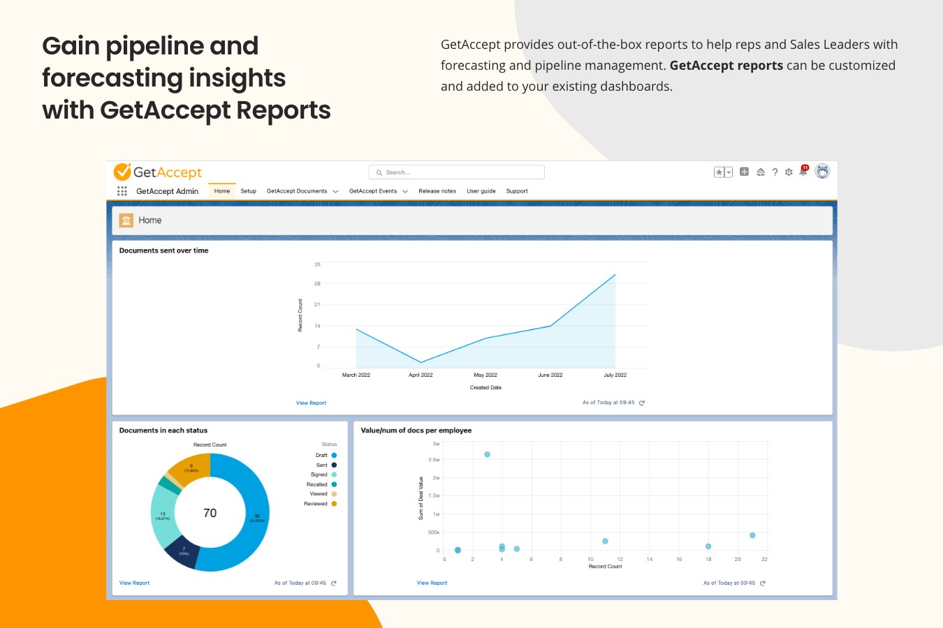 gain pipeline and forecasting insights with getaccept reports