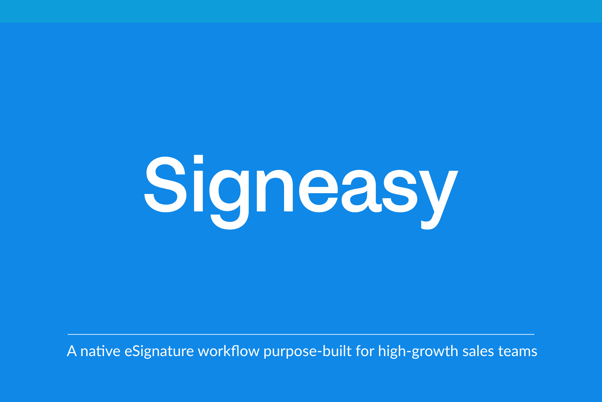 signeasy for salesforce easy esignatures for high growth sales teams