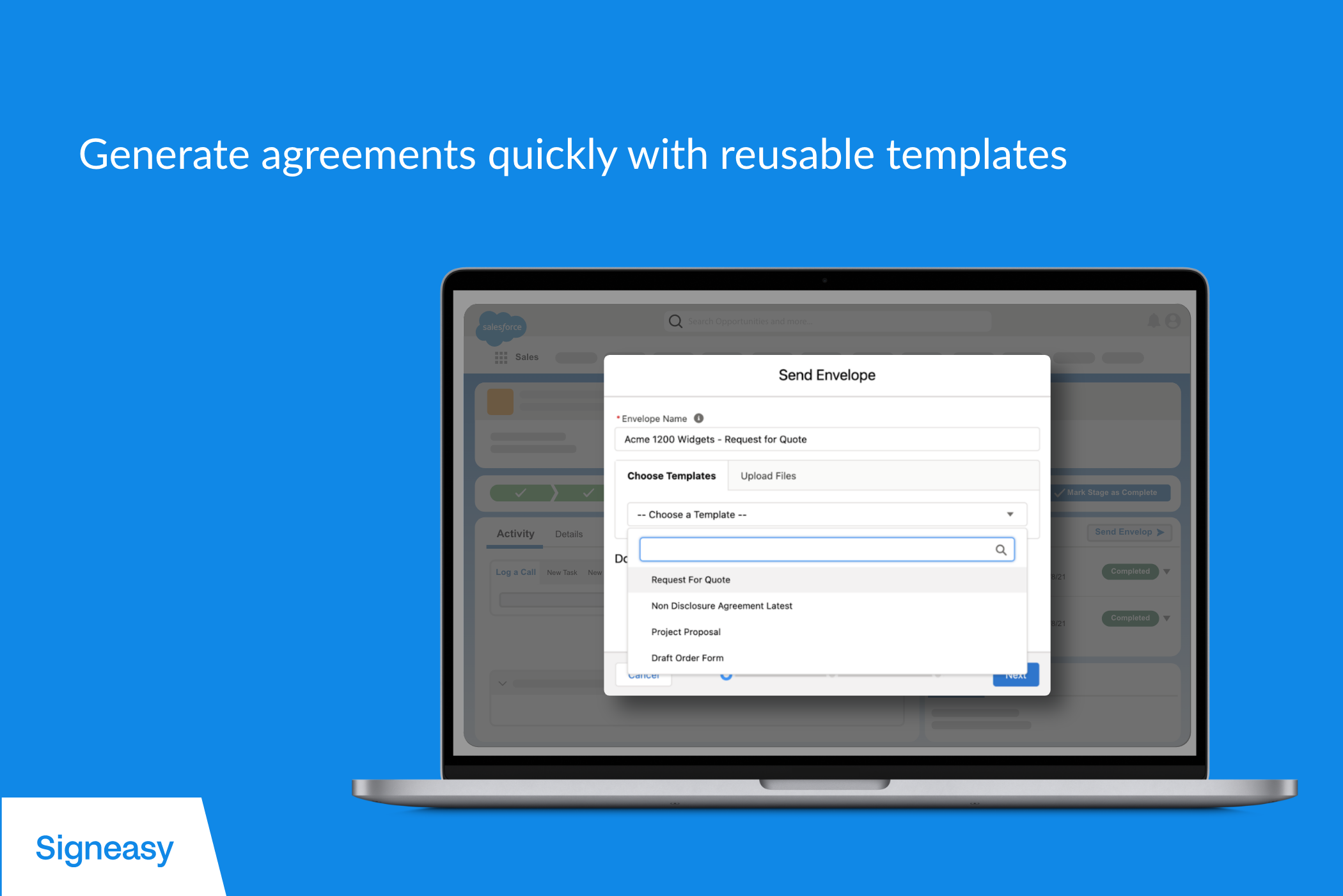 signeasy for salesforce easy esignatures for high growth sales teams