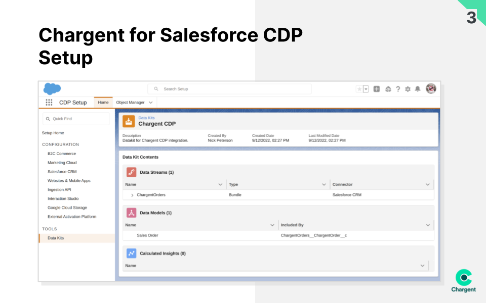 Setup Chargent For Salesforce Cdp