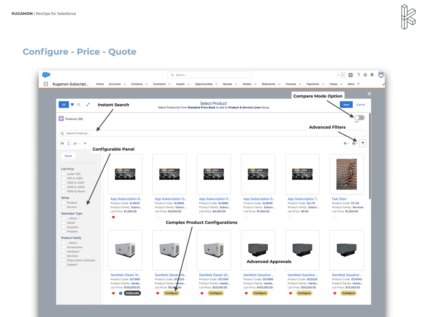 product configurator