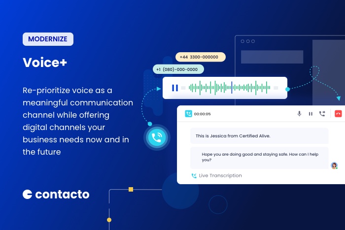 reliable high quality voice plus modern digital channels