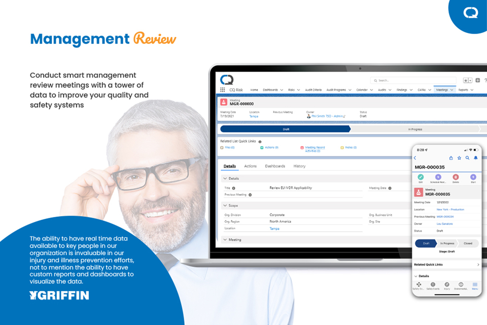 conduct smart management review with a tower of data