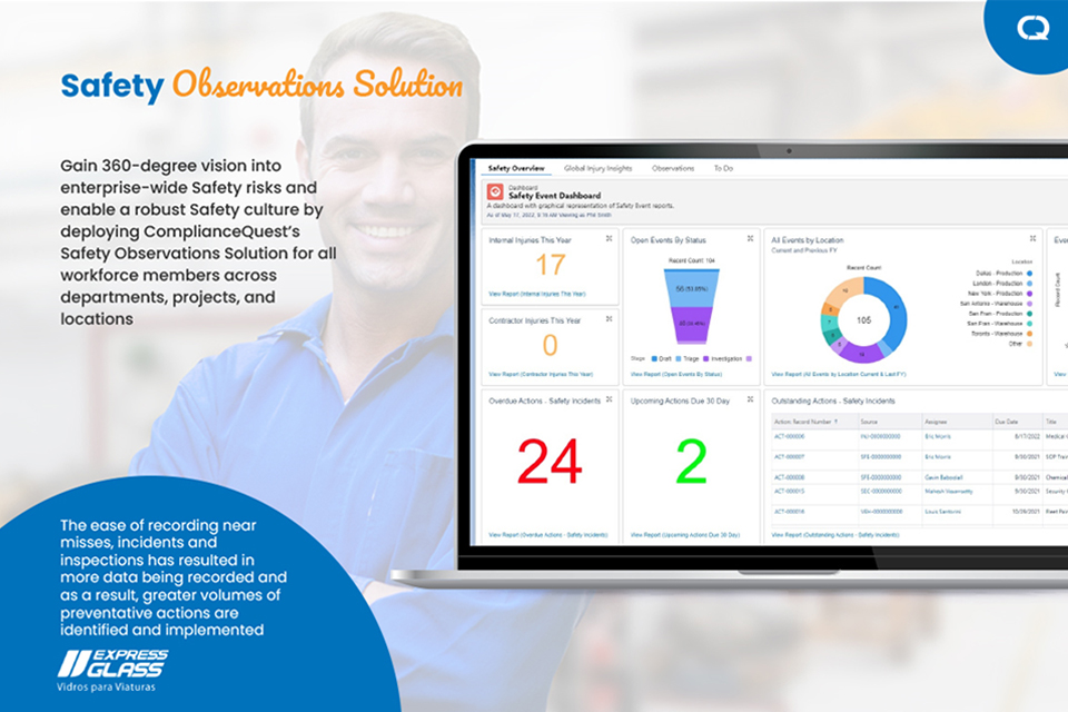 gain 360 degree vision into enterprise wide safety risks