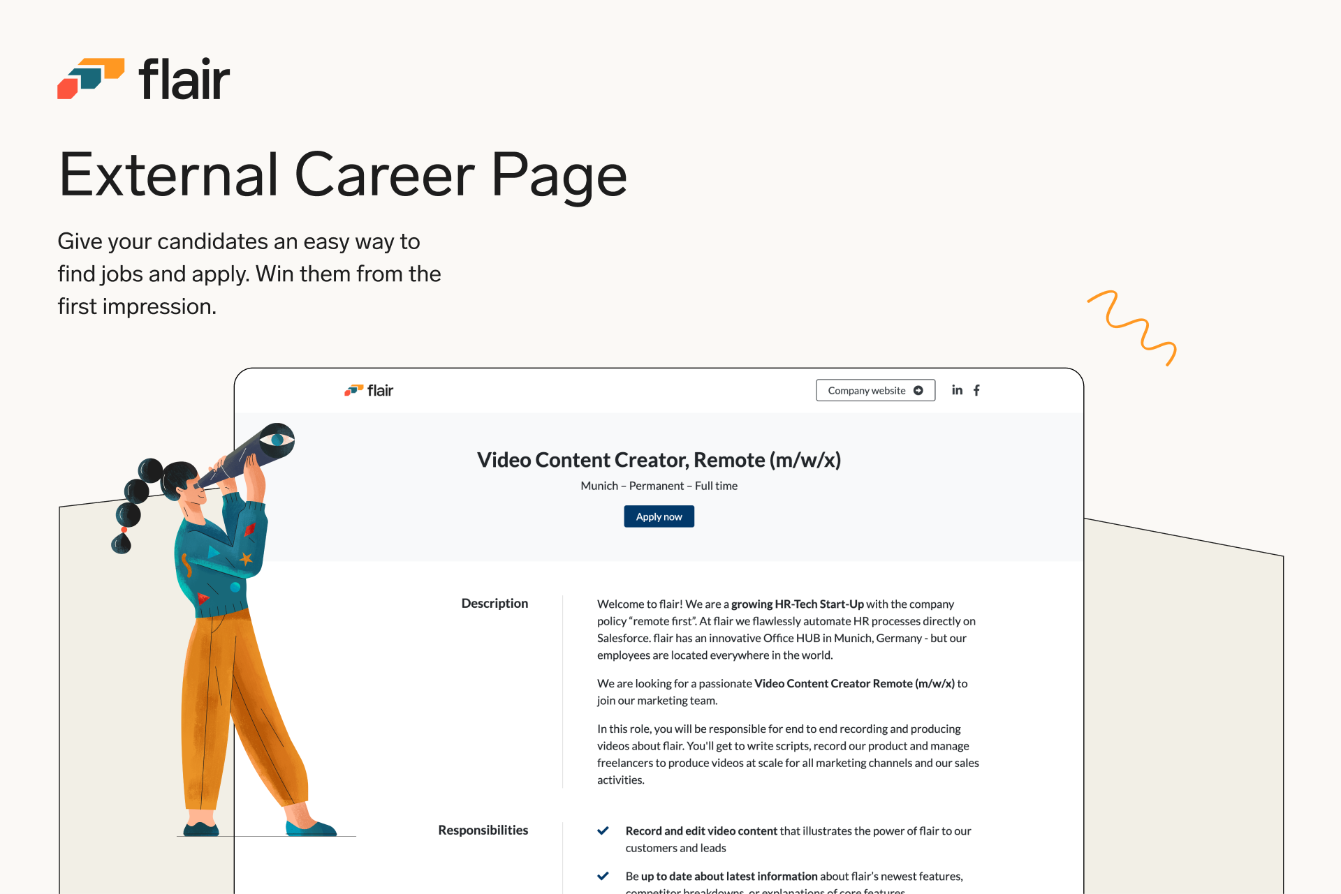 external career page