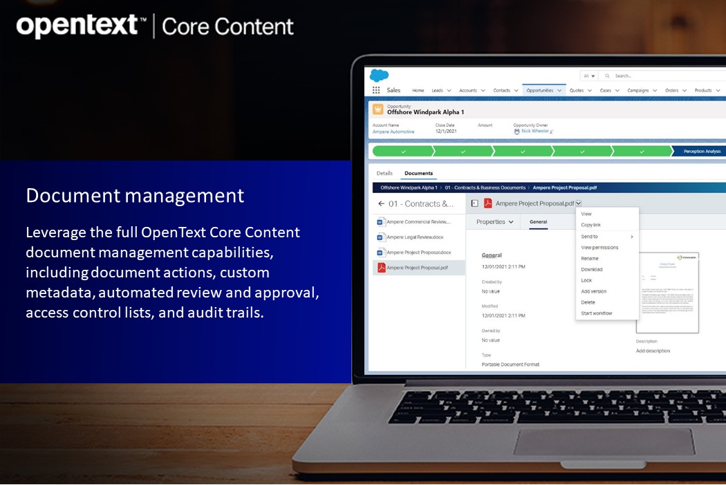 automated document management for a 360 view of all information ...