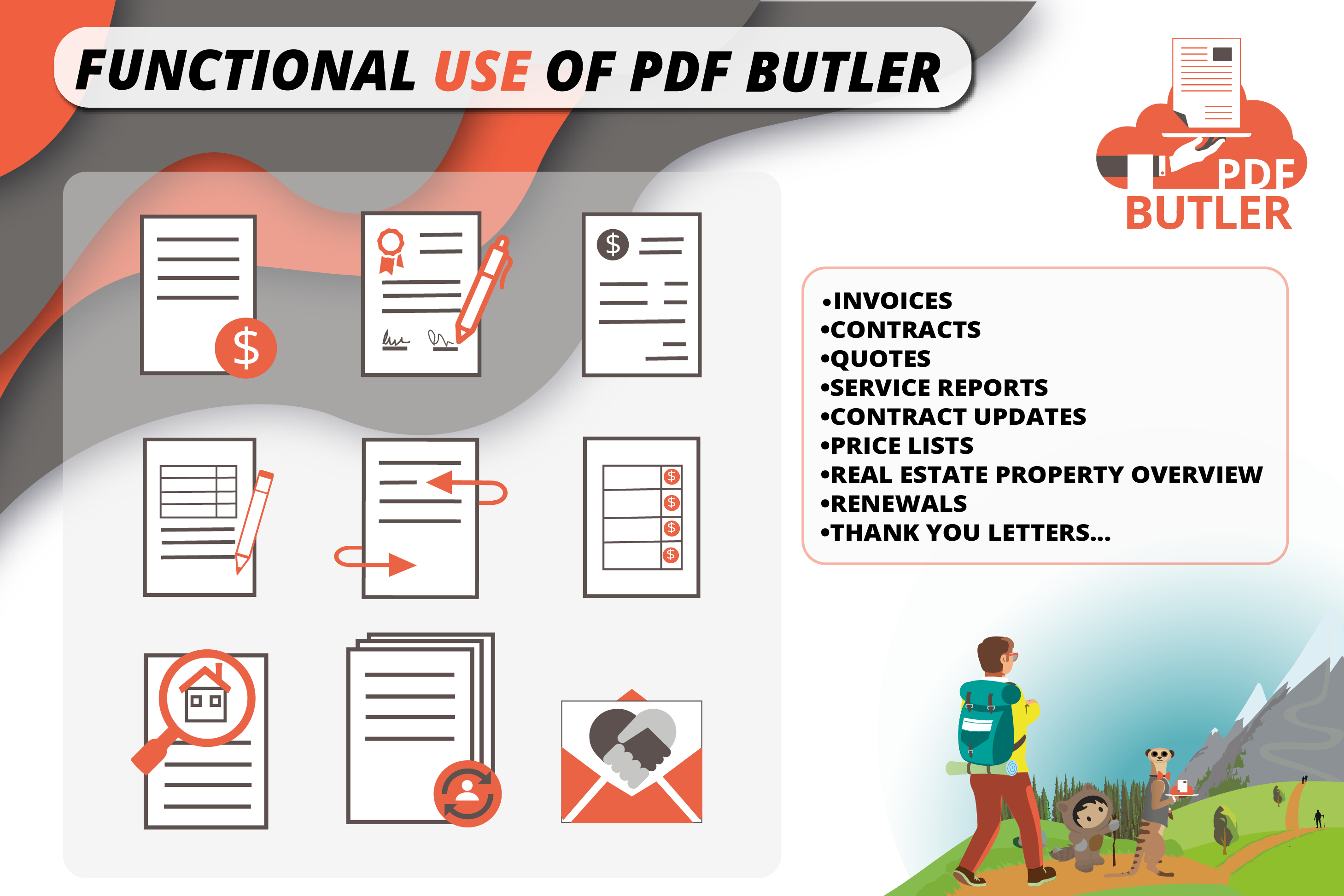 PDF Butler - Document Generation | PDF, Word, PPTX, Email & Excel Generator