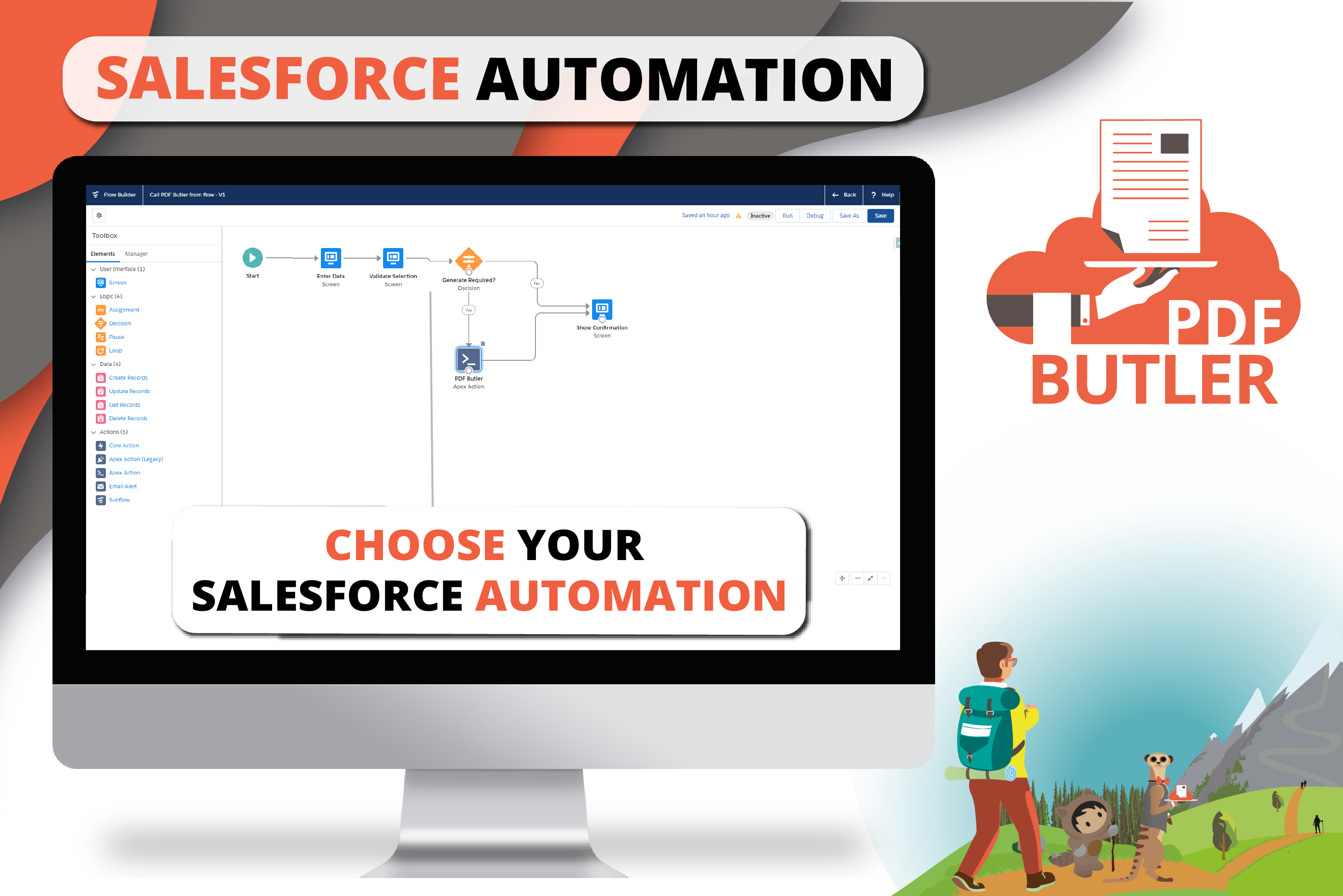 automate document generation via lightning flow apex platform events