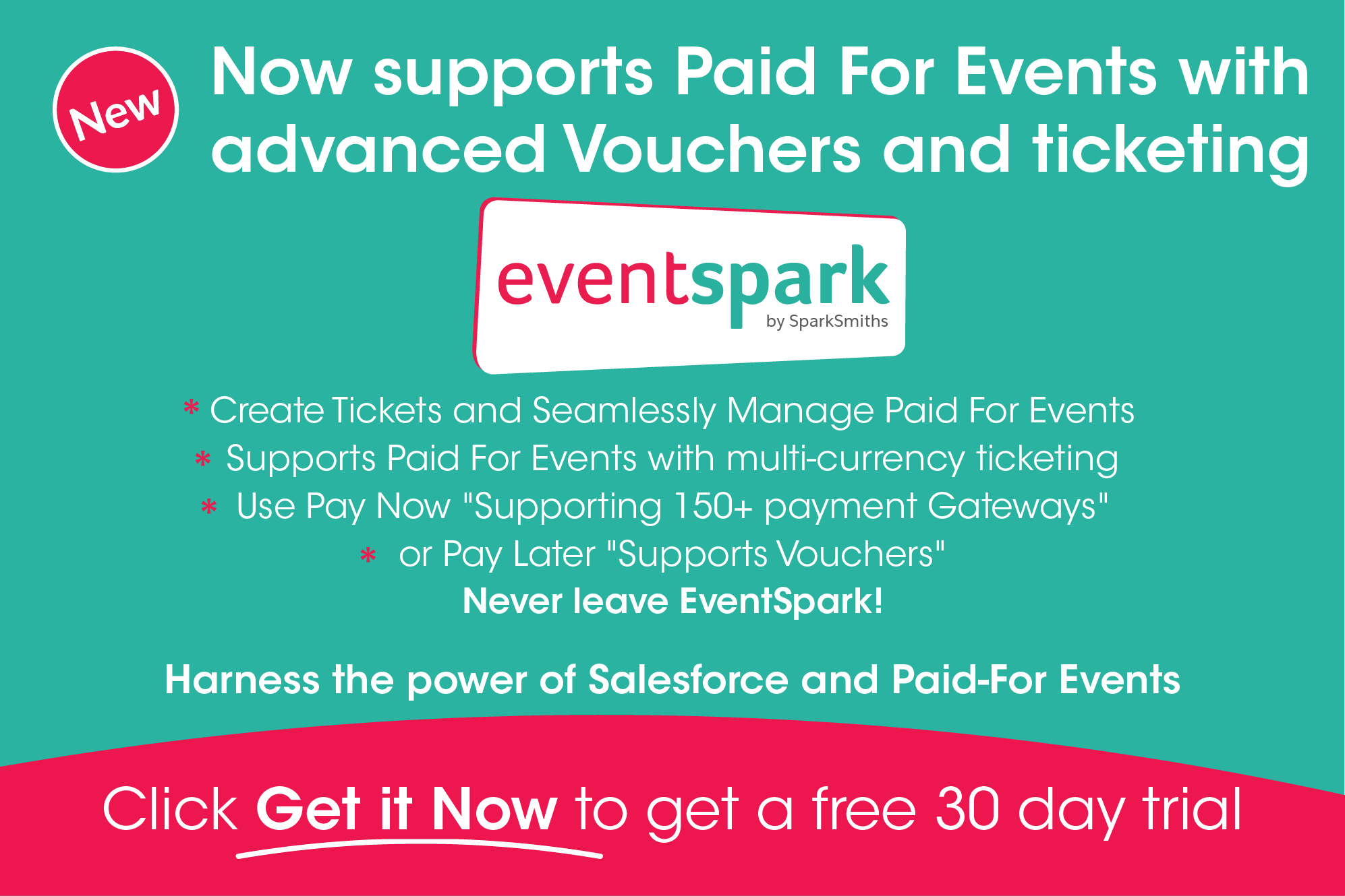 paid events contact us at info @ sparksmiths com for a 30 day free trial or take eventspark for a