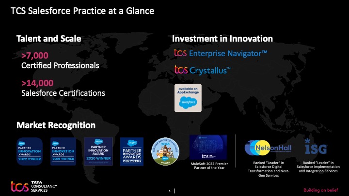 tcs salesforce capability at a glance